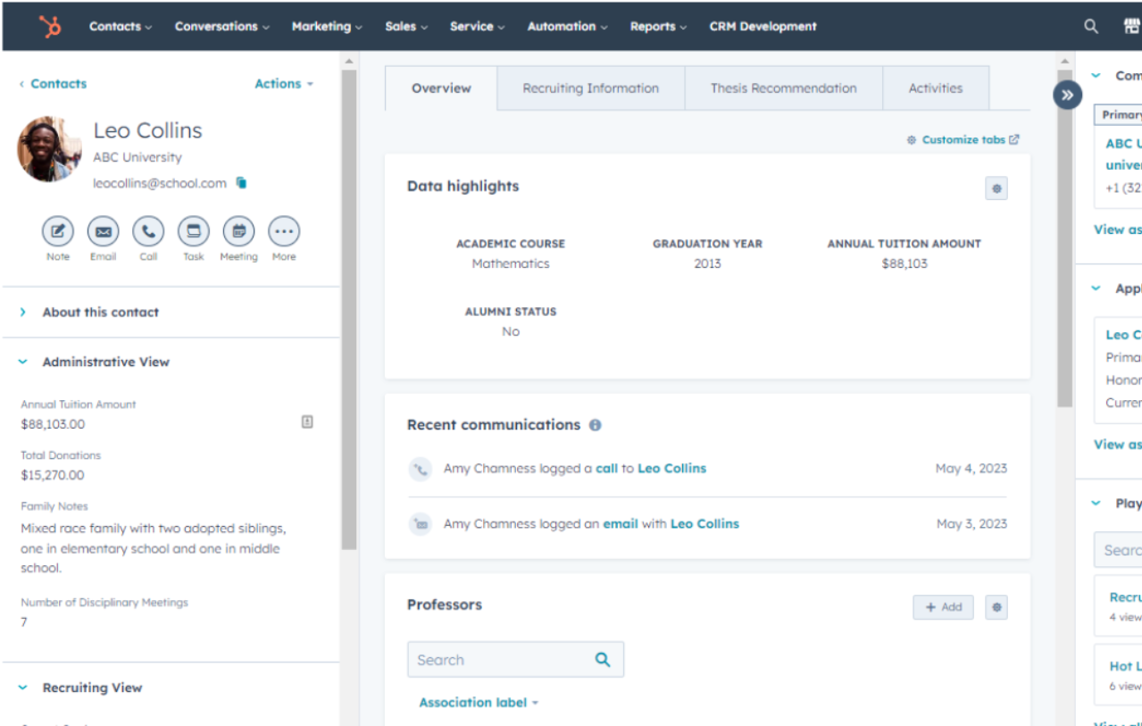 Improve Lead Data With Customizable Crm Software Hubspot